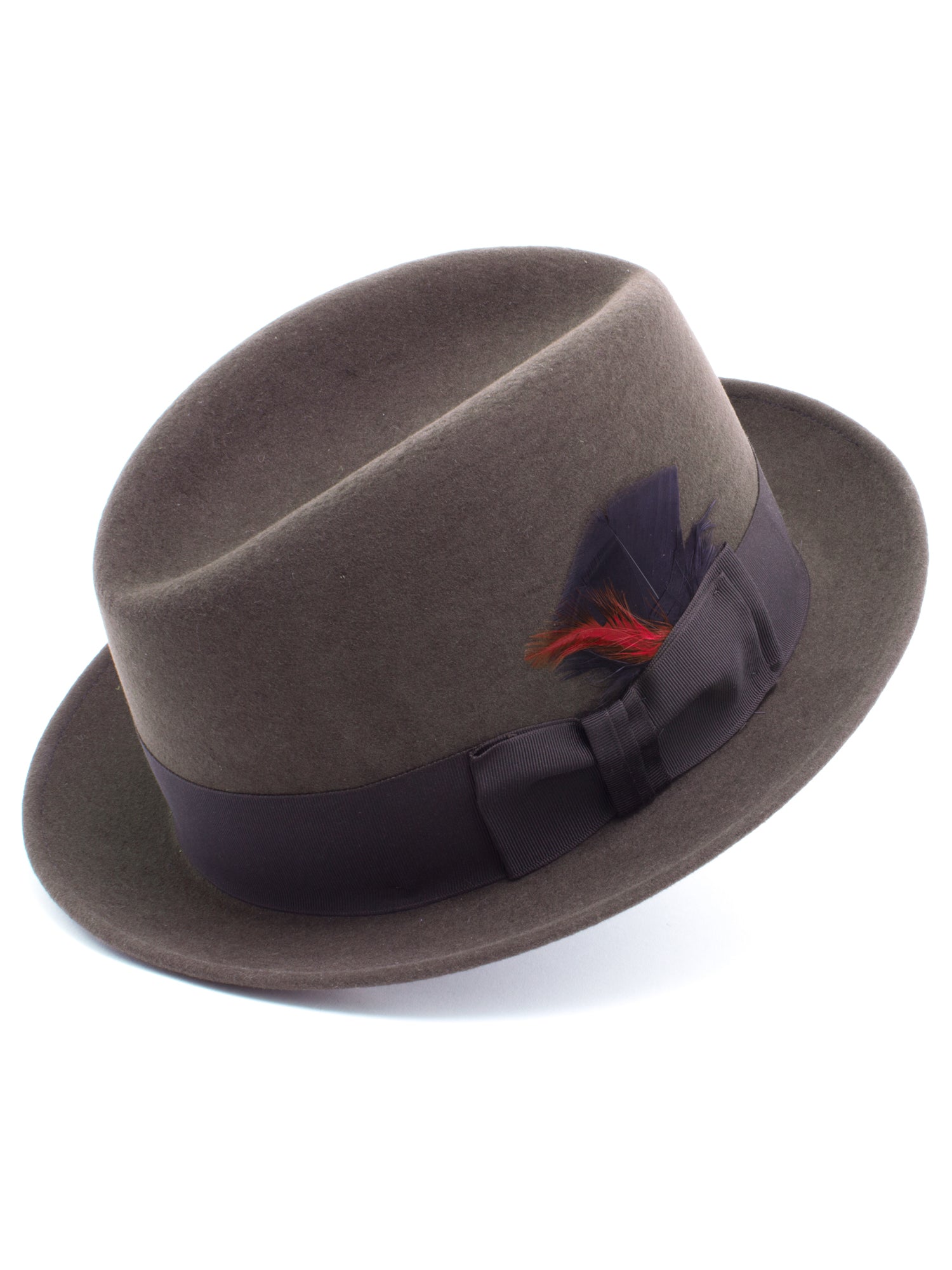 Dobbs 100% Wool Felt Men's Randall Hats in Coffee | Muldoon's Men’s Wear