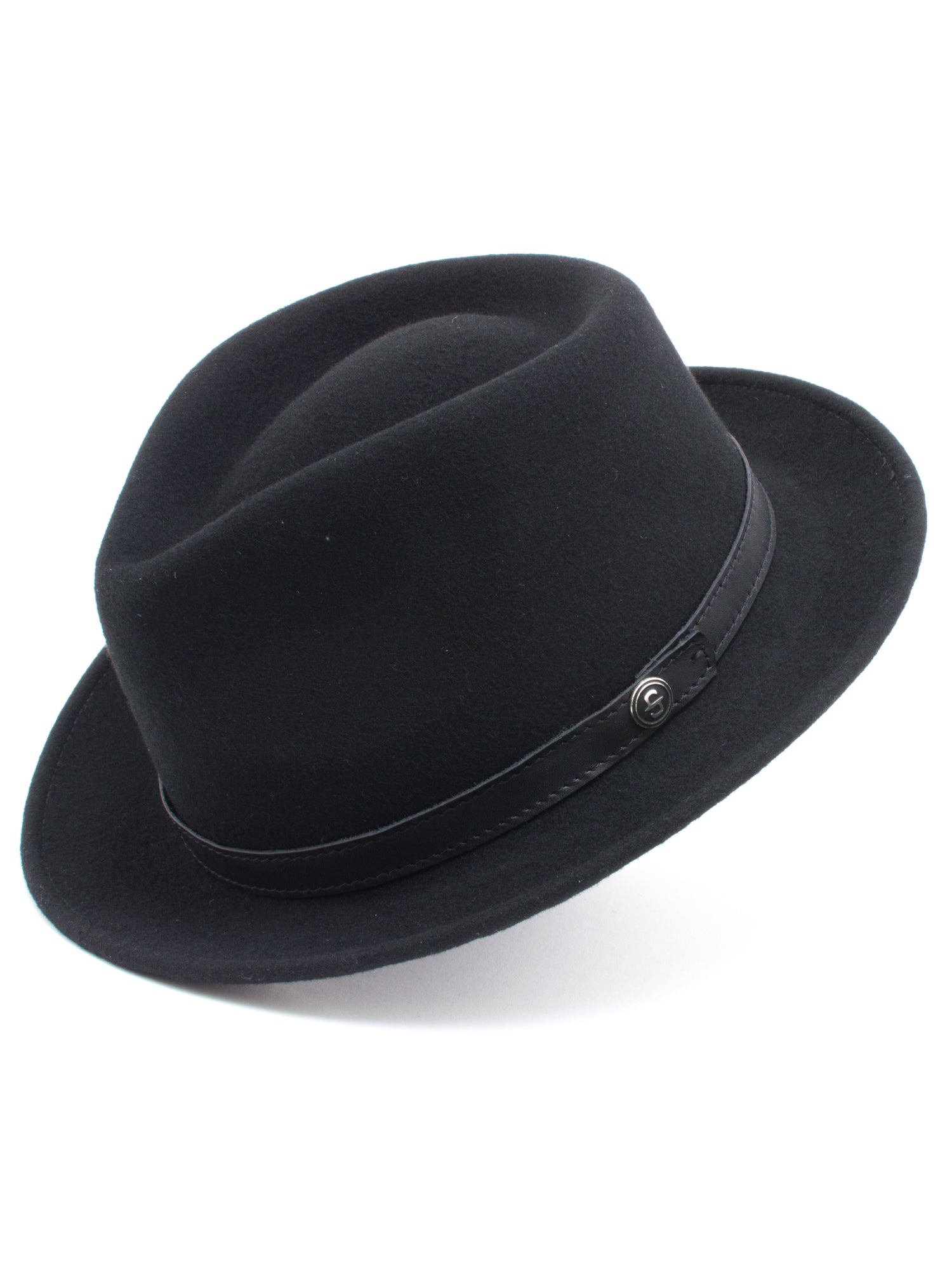 Stetson 100% Wool Felt Prof Hats in Black | Muldoon's Men’s Wear